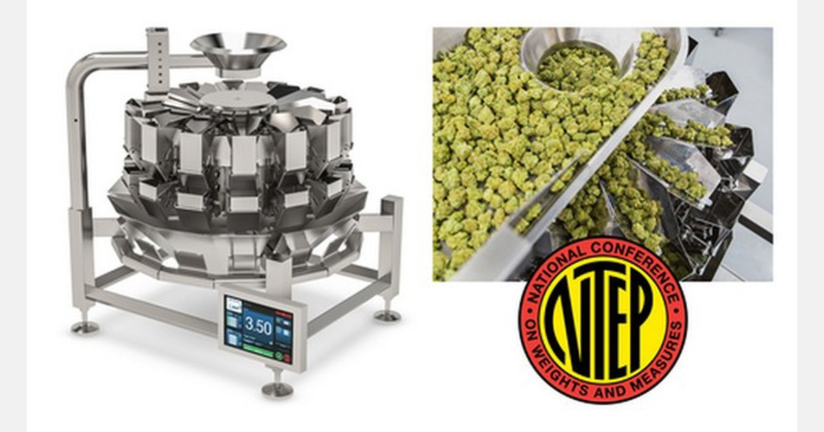 High-precision cannabis automatic weigher receives NTEP certification